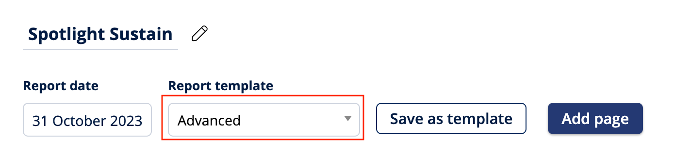 Build report - Spotlight Reporting Help