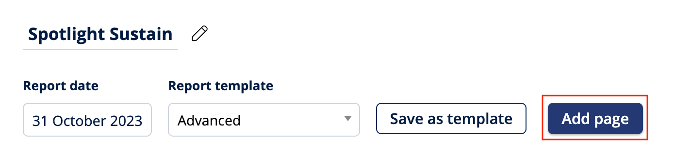 Build report - Spotlight Reporting Help