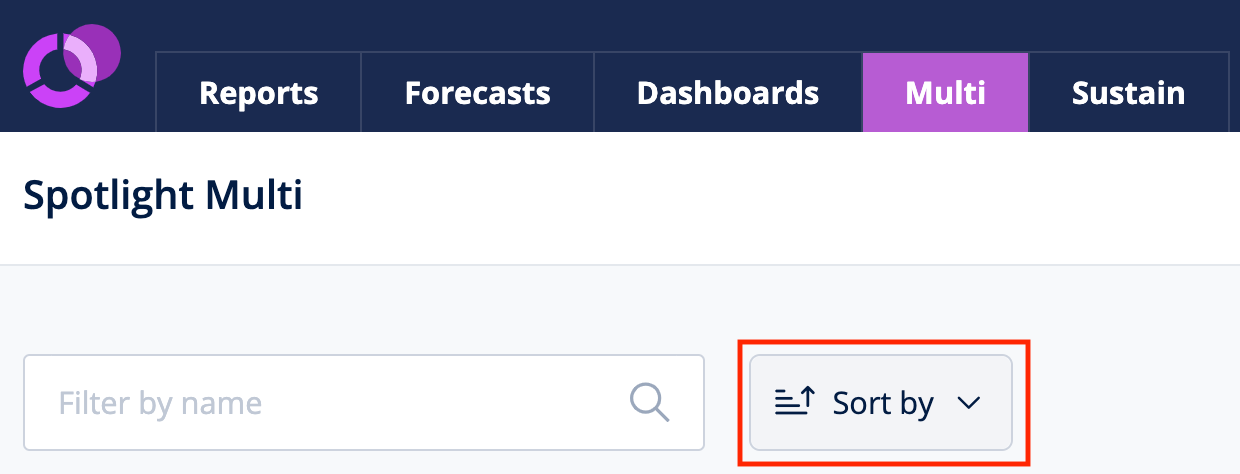 Navigating the Dashboard - Spotlight Reporting Help