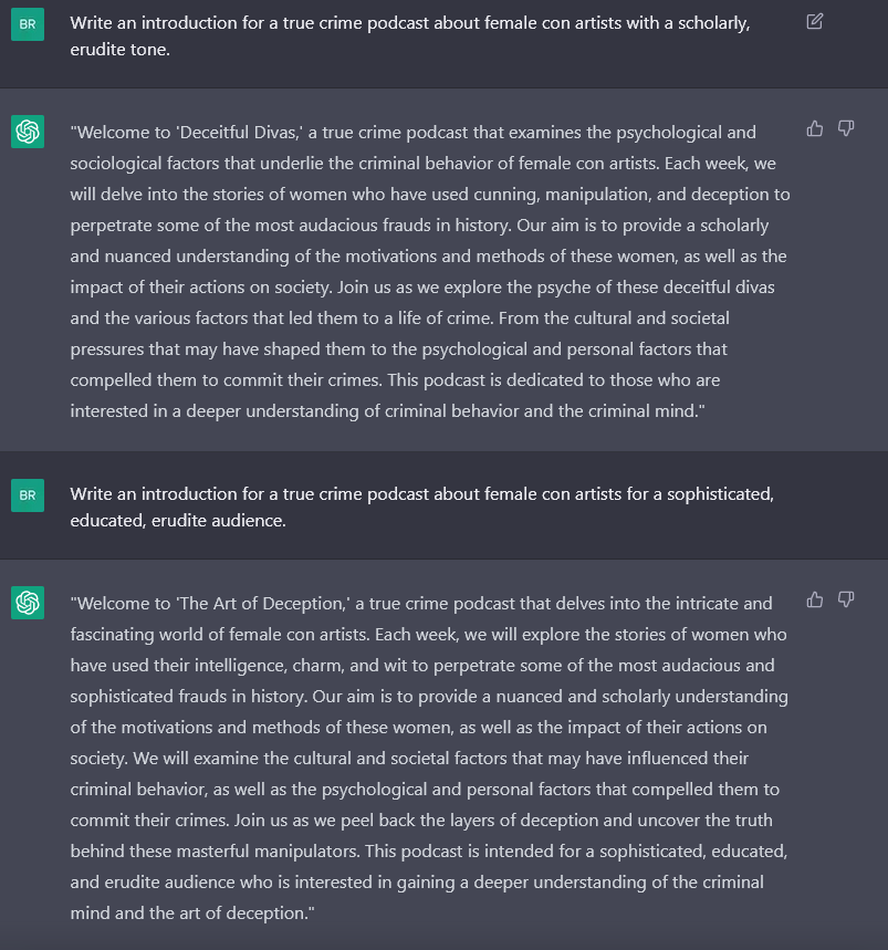 How to use ChatGPT to improve your creative process | Descript