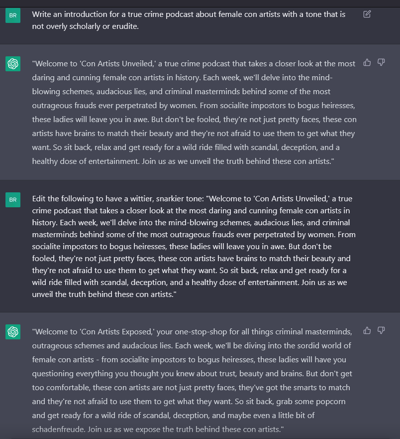 How to use ChatGPT to improve your creative process | Descript