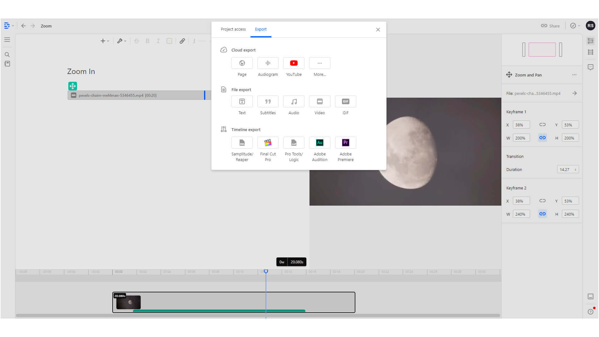 How to Zoom in on a Video Using Descript | Descript