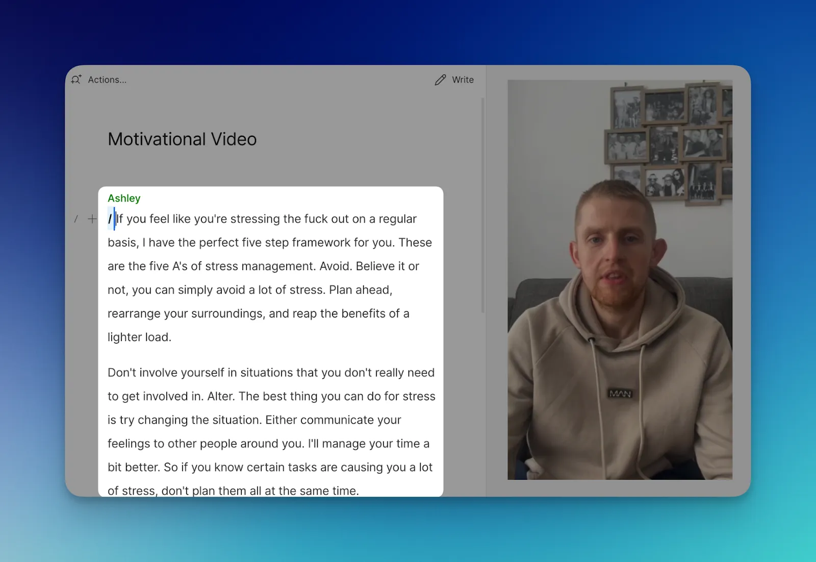 How to transcribe a video to text and boost your productivity