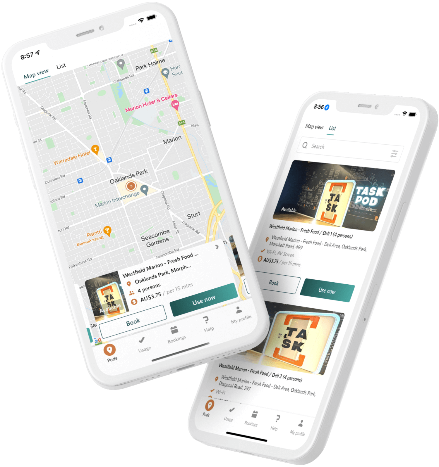 TaskPod | Booking System by Axon