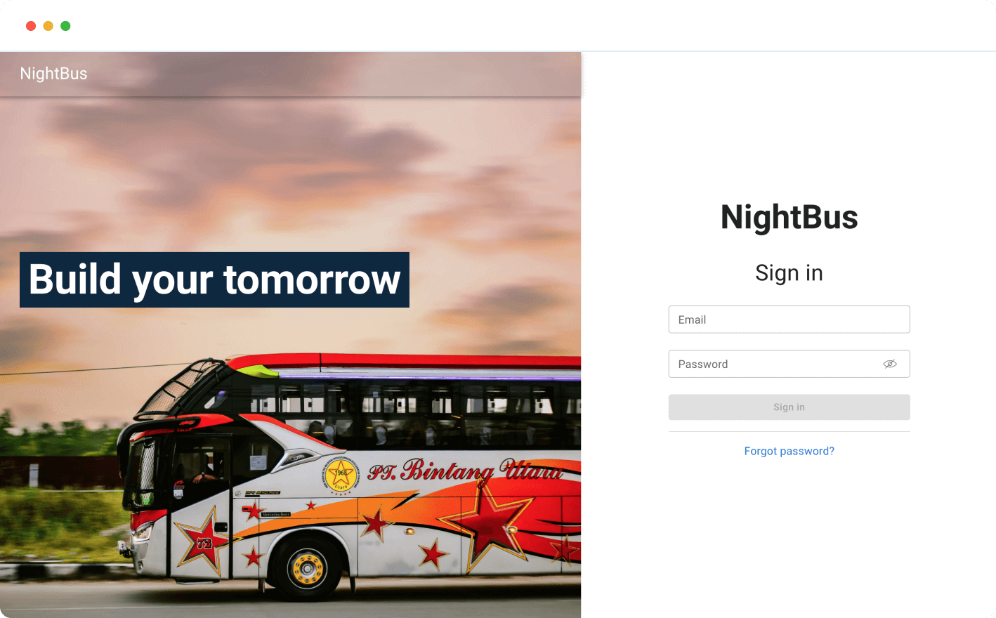Nightbus | Public Transport App by Axon
