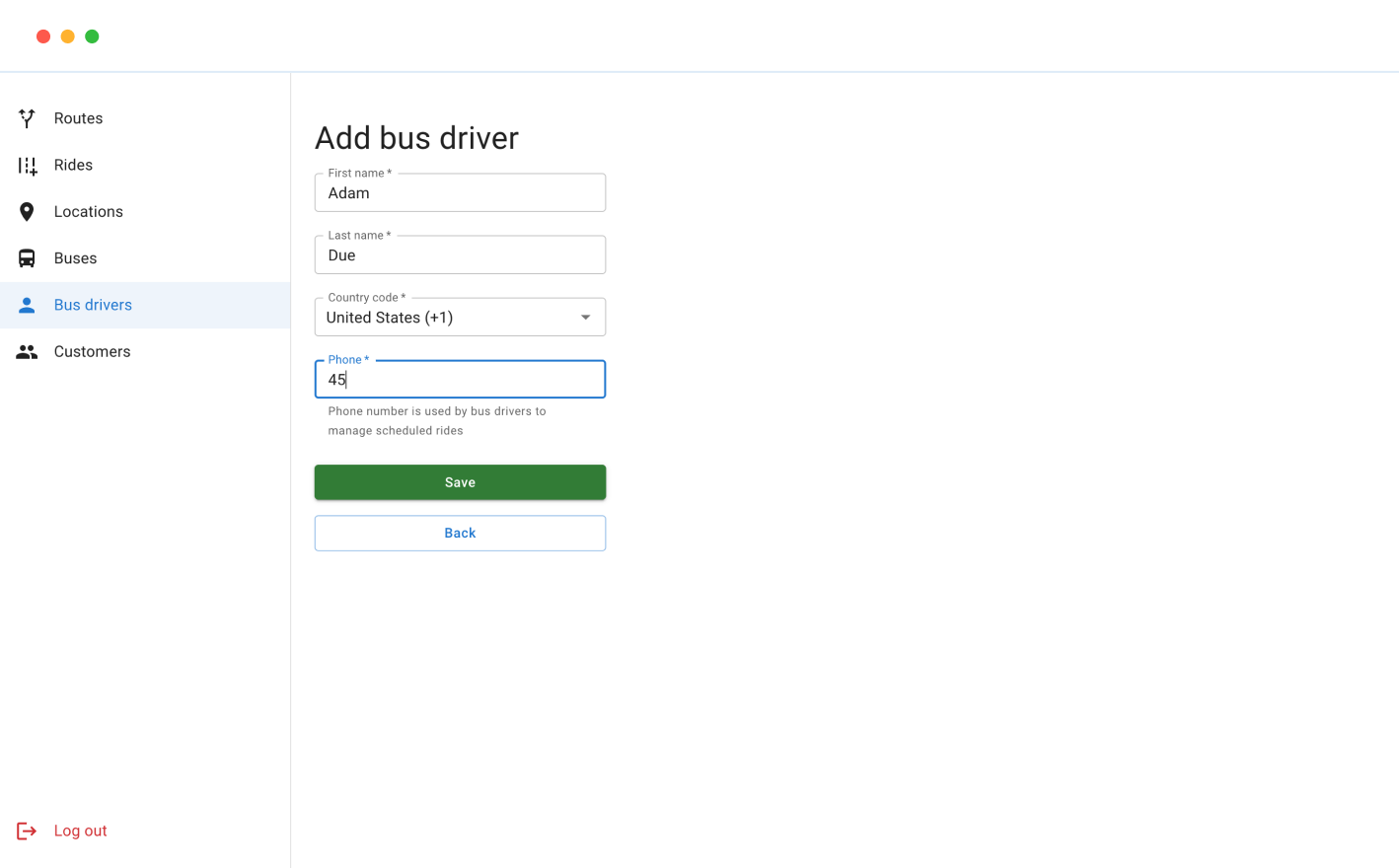 Nightbus | Public Transport App by Axon