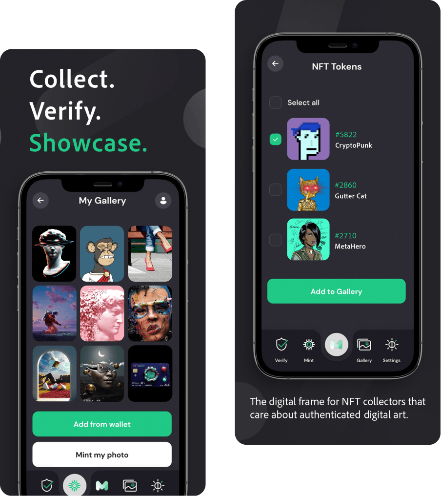 Muse Frame | NFT App by Axon