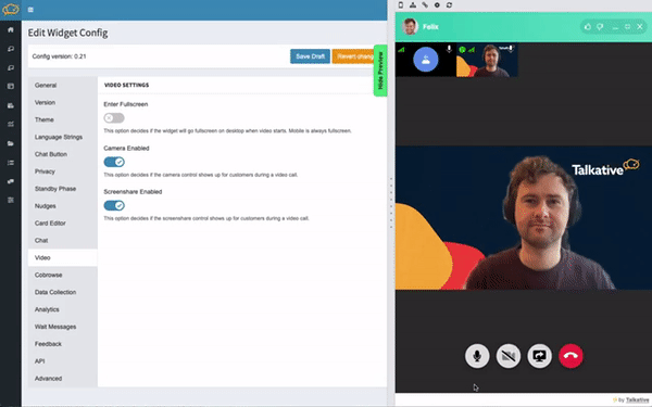 Talkative Product Updates | Virtual Backgrounds for Video Chat