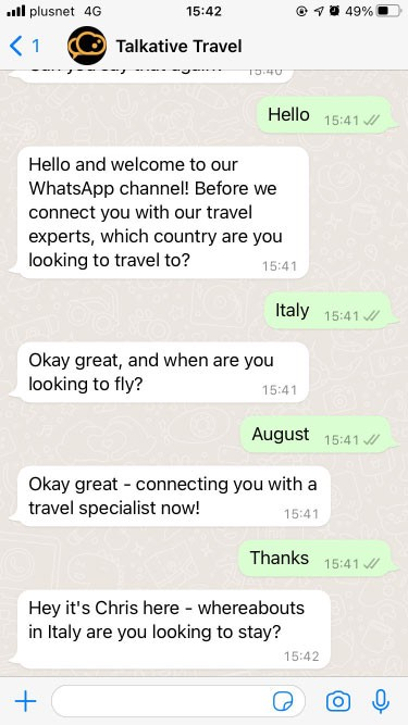 WhatsApp Integration | Talkative