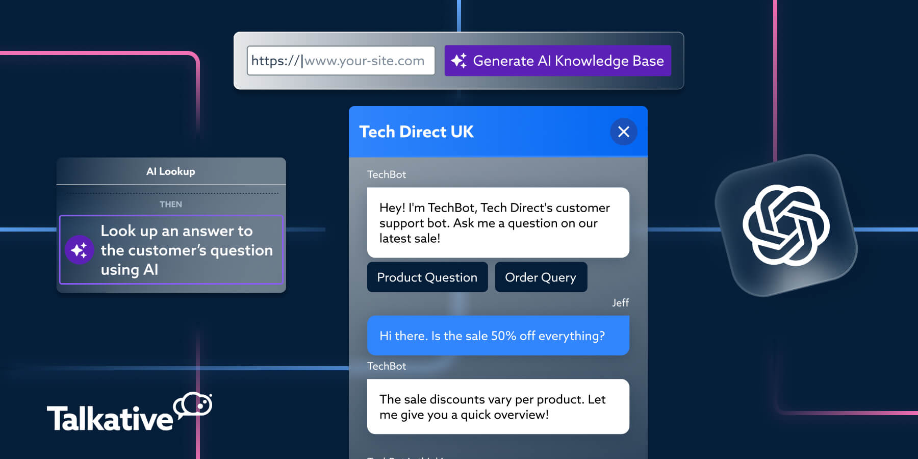 Talkative Product Updates | GenAI Chatbot