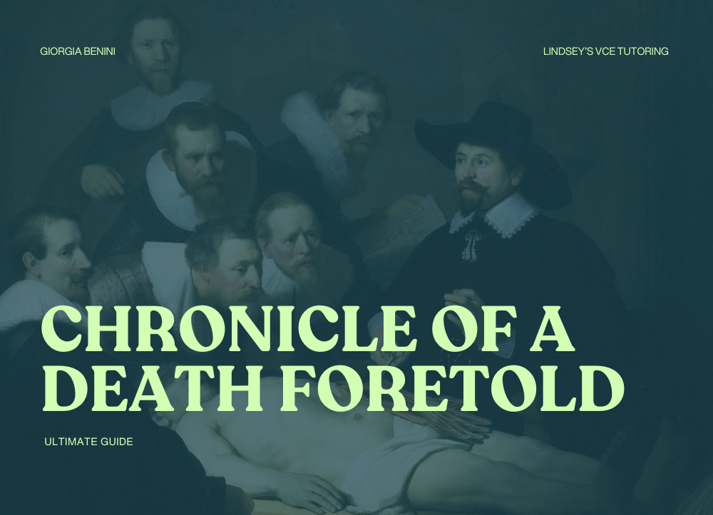 Chronicle of a Death Foretold Explored