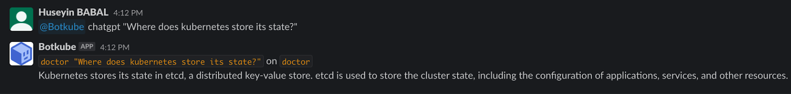 ChatGPT to Troubleshoot K8s Errors with Botkube’s Doctor Plug-in