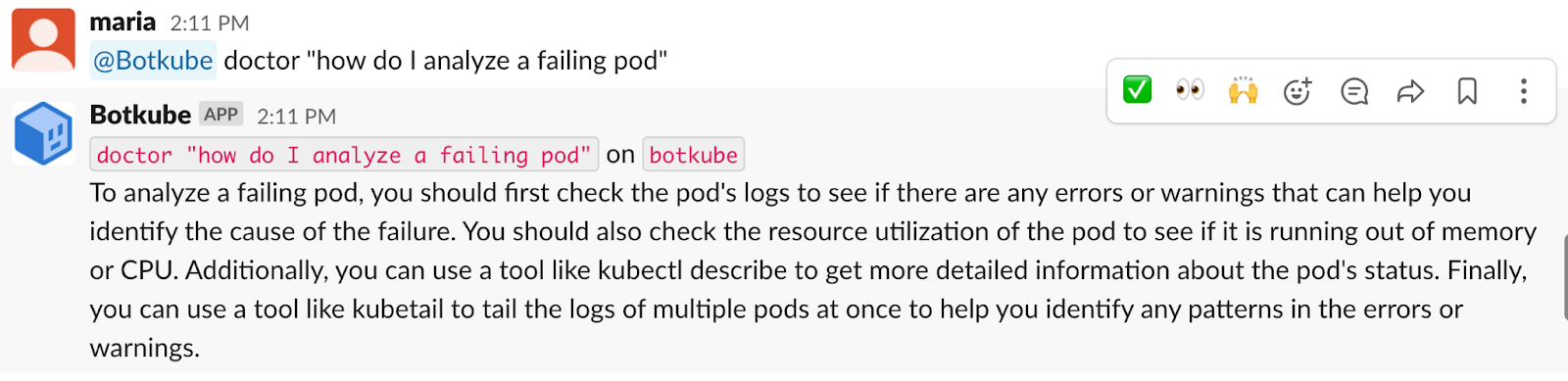 Troubleshoot K8s with ChatGPT + Botkube's Doctor Plugin
