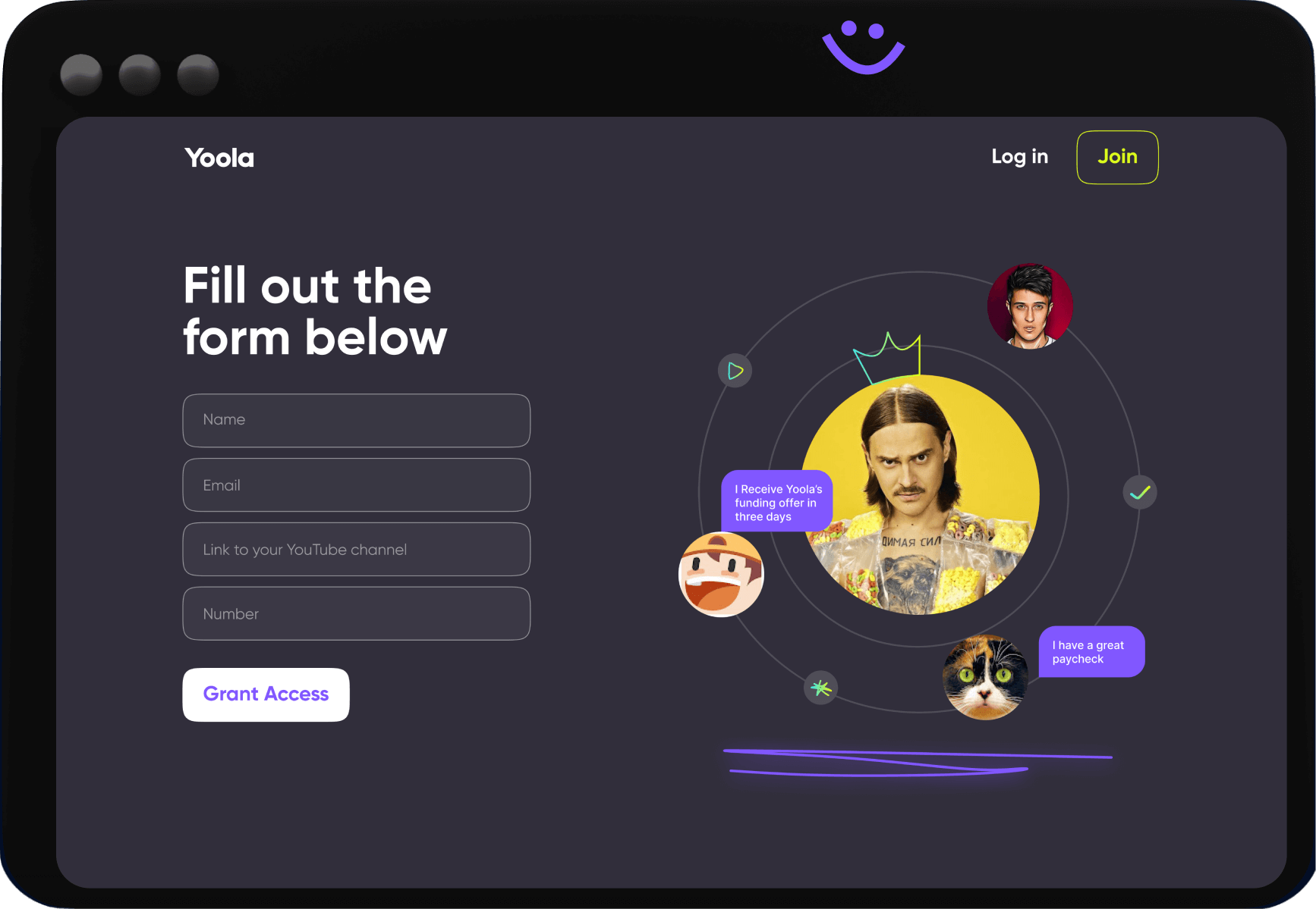 Get your content creation funded by Yoola