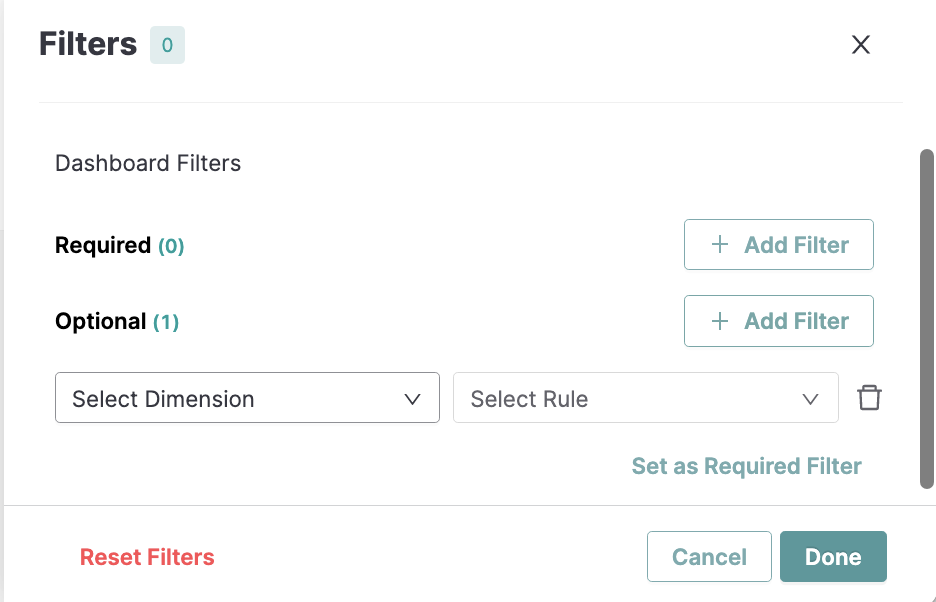 Introduction To Dashboard Filters On Unity SCM