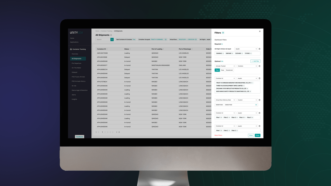 Introduction To Dashboard Filters On Unity SCM