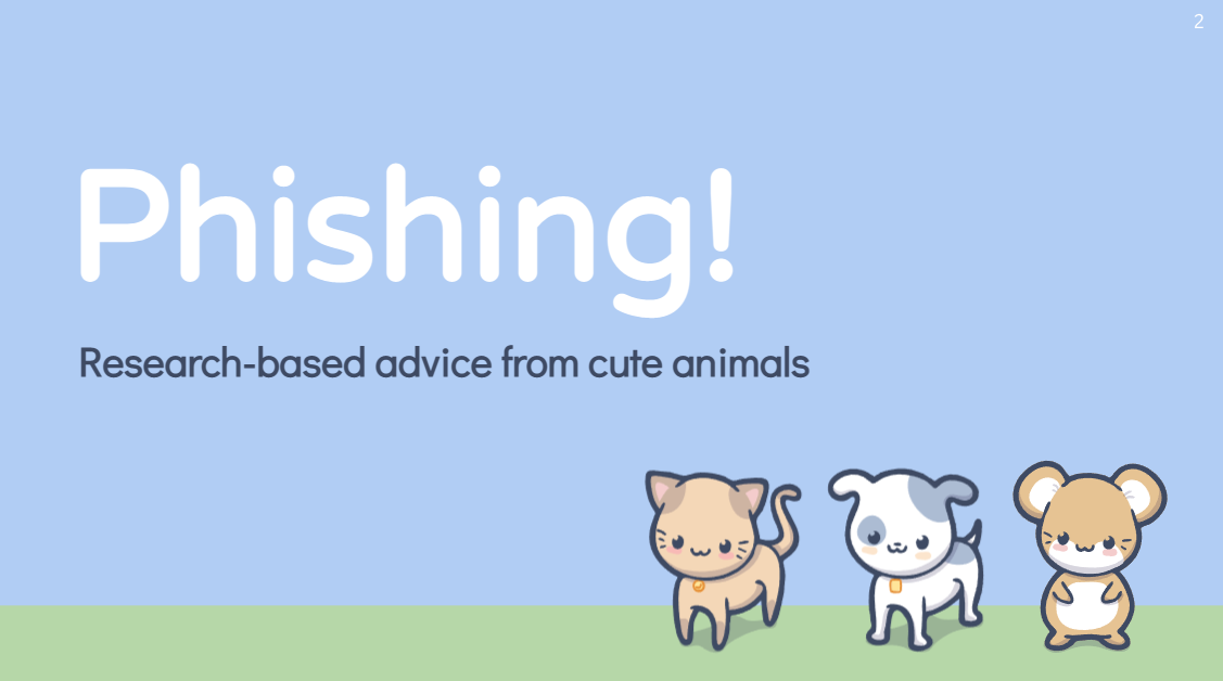 Reuse our moderately fun anti-phishing training | A1M Solutions