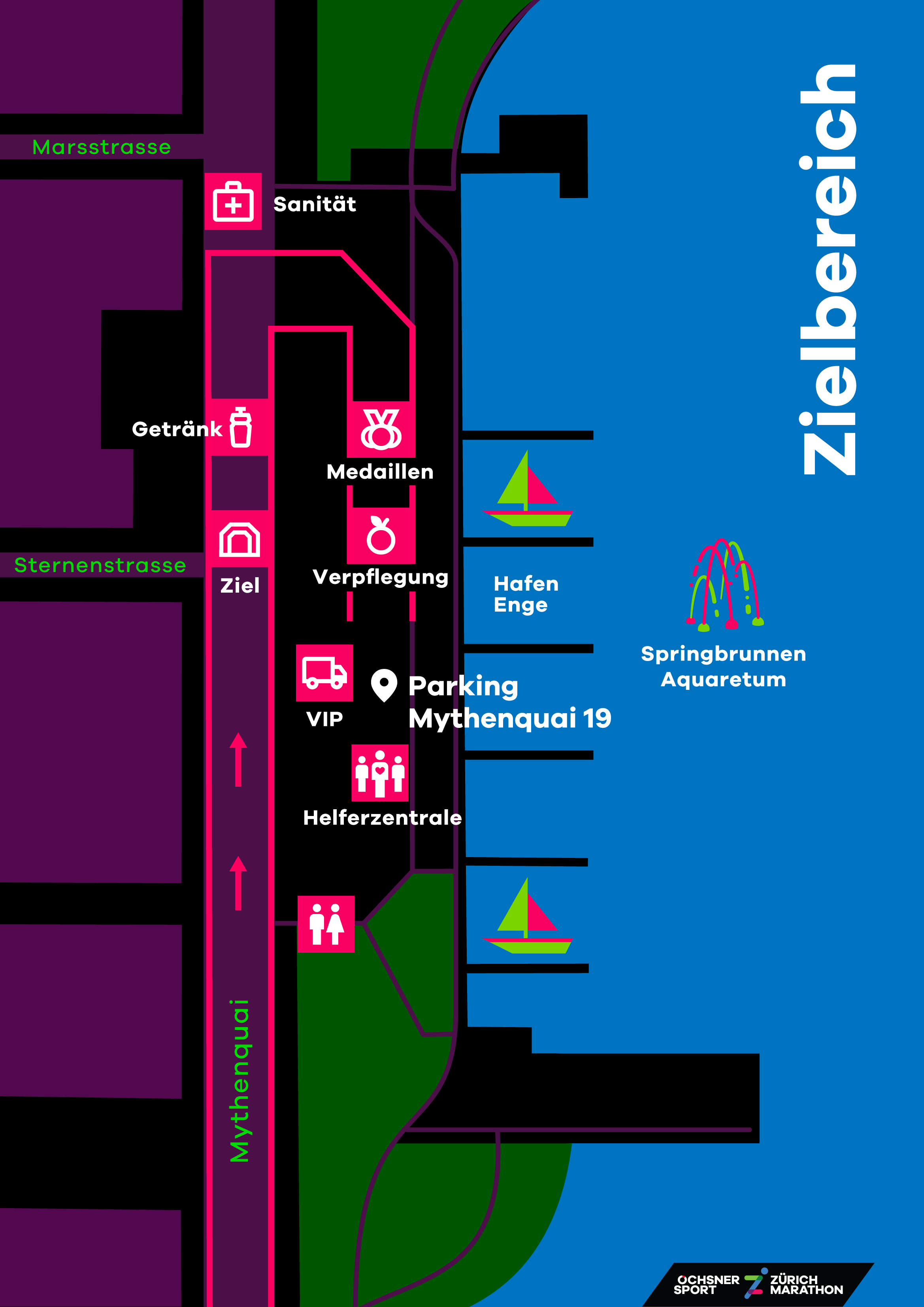 Start und Ziel | Zürich Marathon