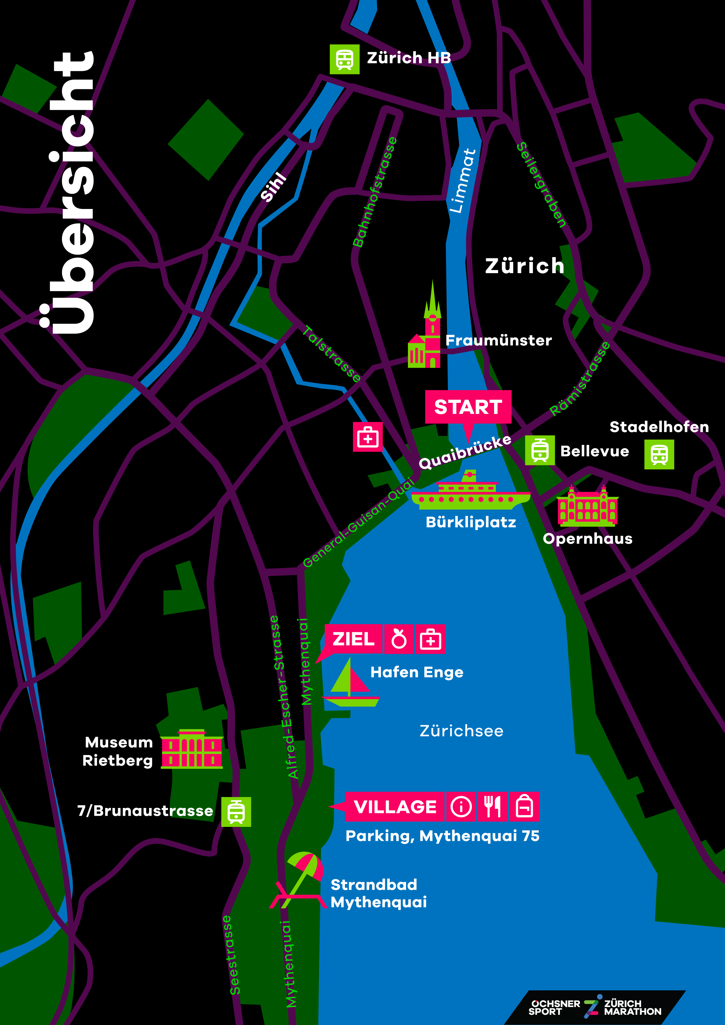 Start und Ziel | Zürich Marathon