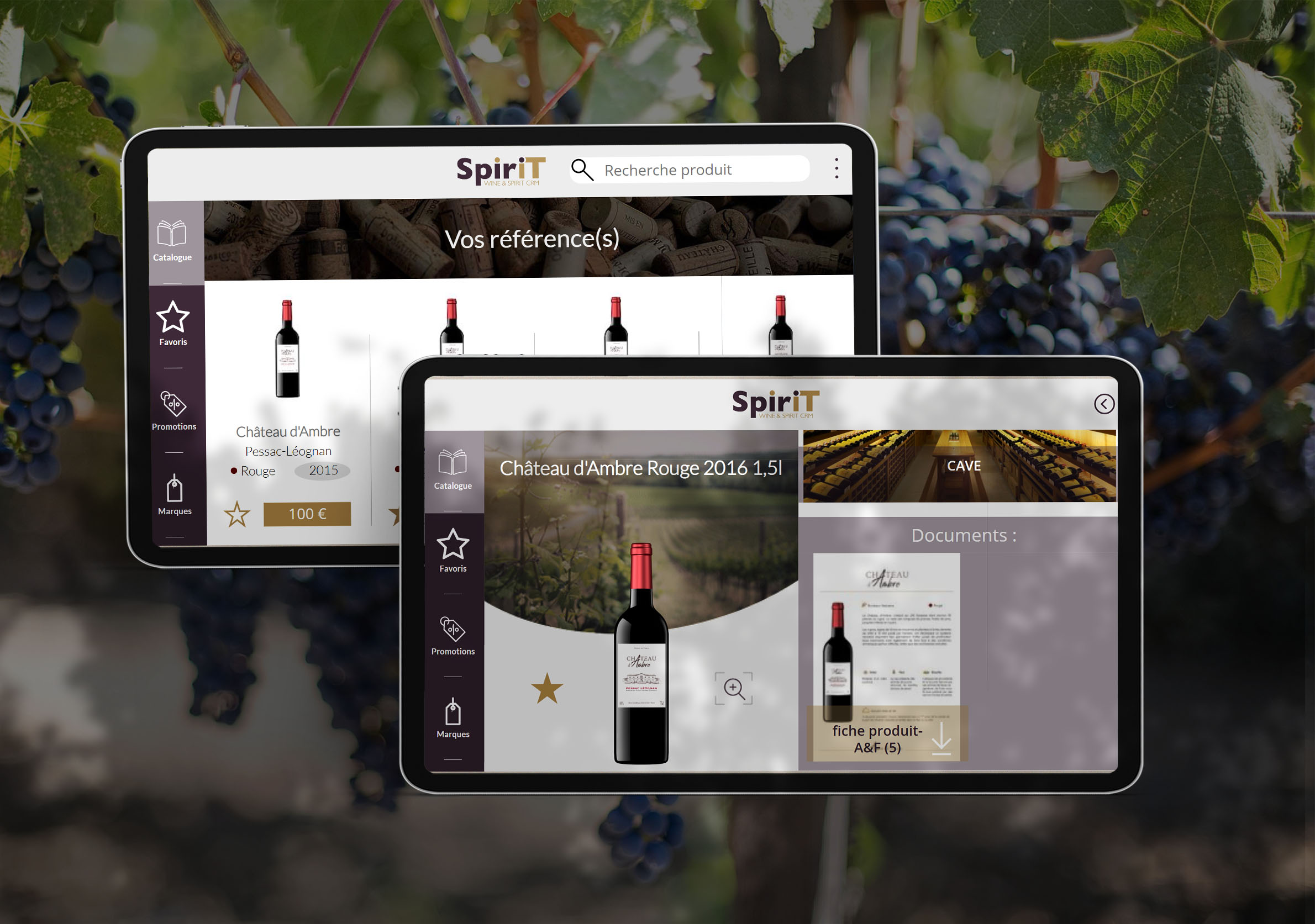 Spirit le CRM Vins et Spiritueux pour Dynamics 365