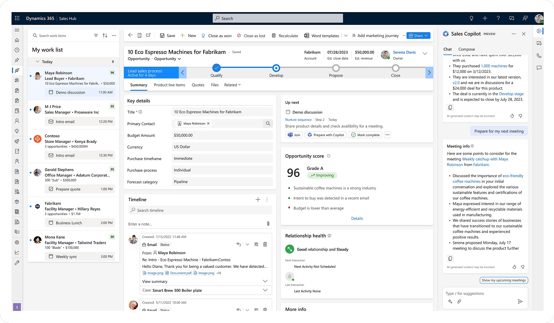 Microsoft Dynamics 365 Sales
