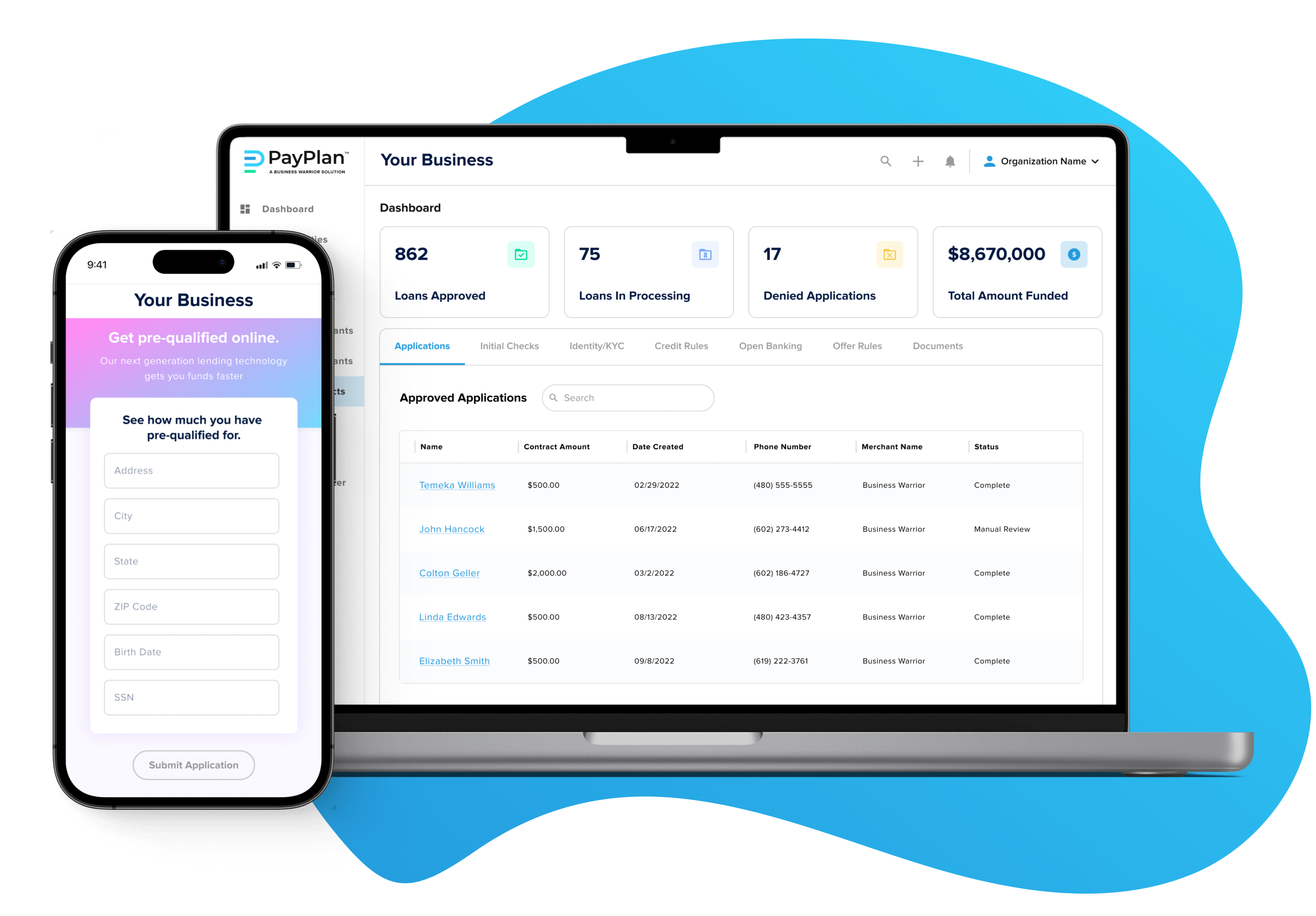 Business Warrior | PayPlan Loan Management System