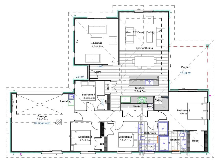 229sqm House Design Auckland | Sabrina | Hawkins Homes