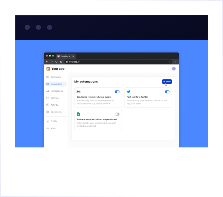 Rollout | Embedded Integrations for Self Serve