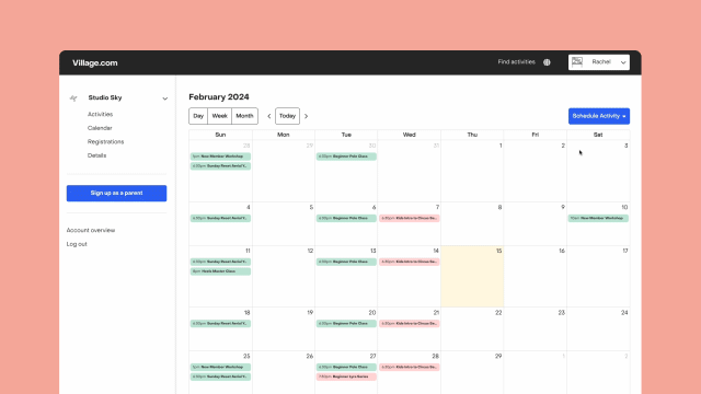 Schedule vs Activity: key differences
