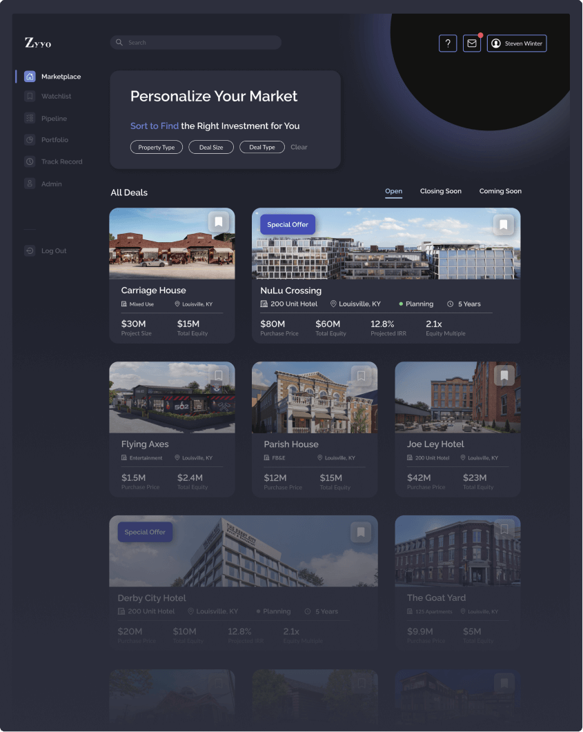 Zyyo | Investment Platform