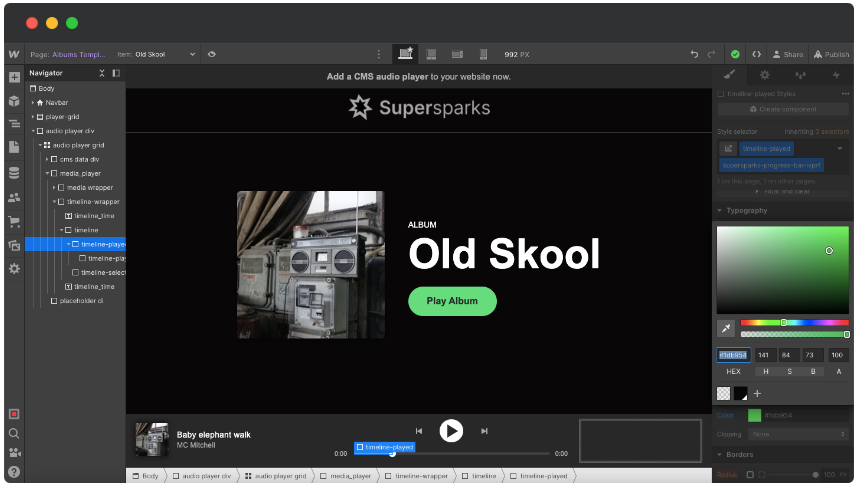 Supersparks - User Generated Content For Webflow