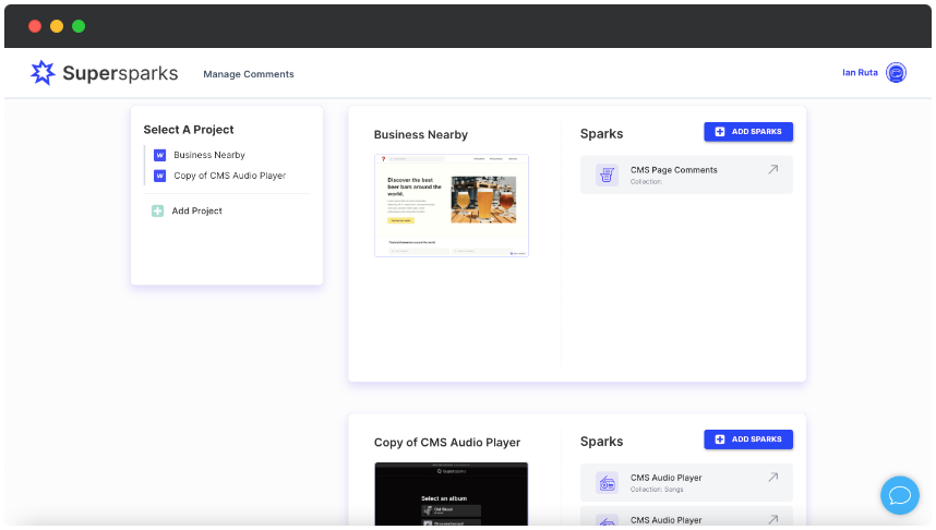 Supersparks - User Generated Content For Webflow
