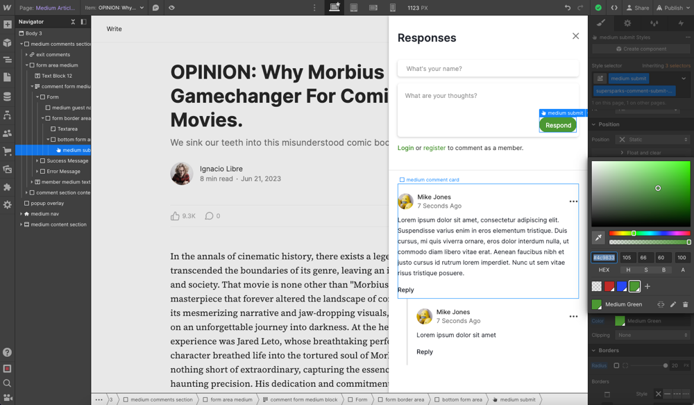 Webflow Comments Section For CMS Pages - Enable In 2 Minutes No-code ...