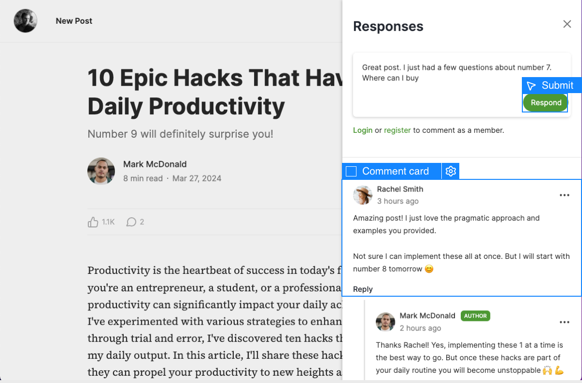 Supersparks - User Generated Content For Webflow