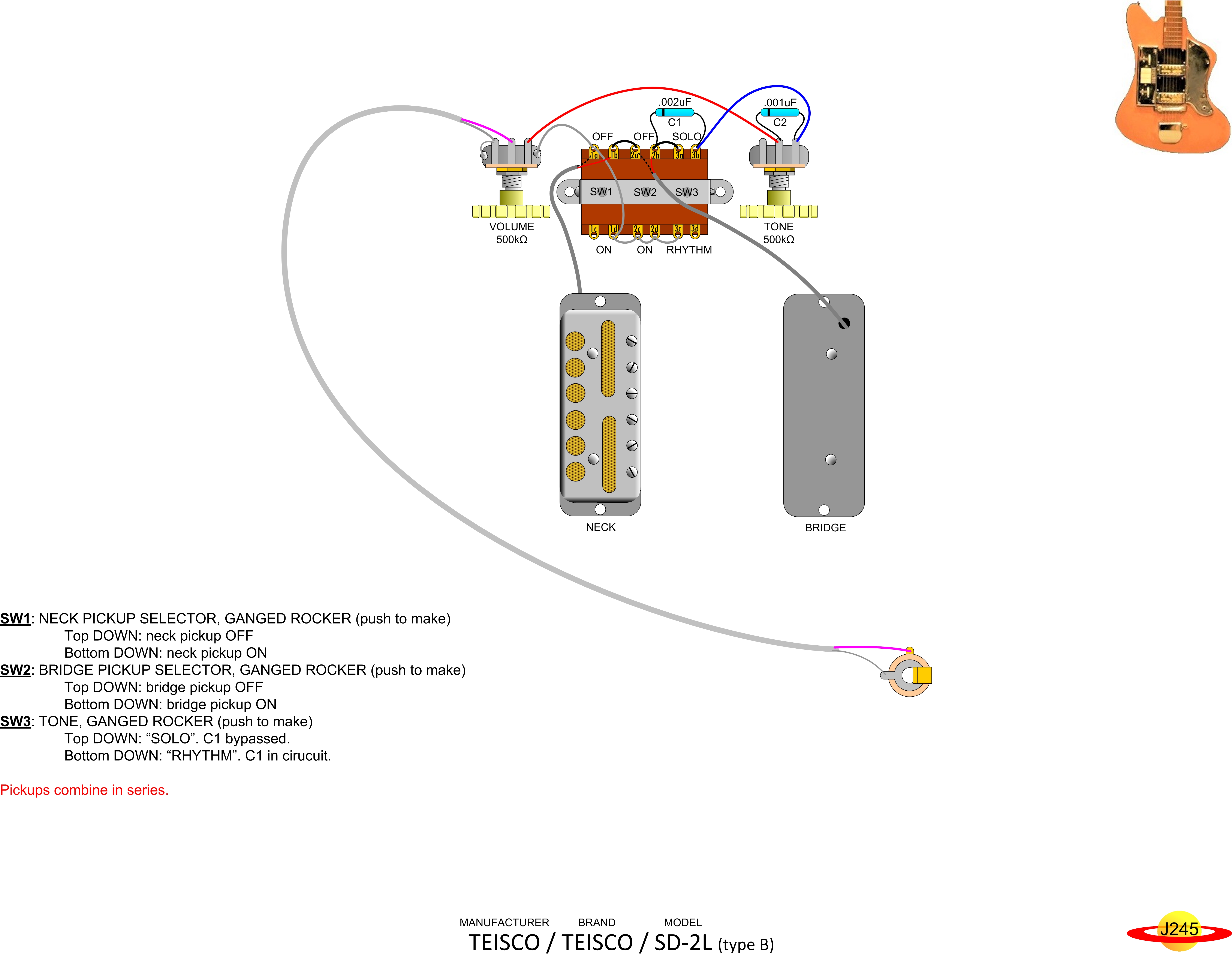 Saturn Guitar Circuits