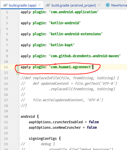Integrating Huawei HMS Core to an Existing Android Application - Growfy - Webflow Ecommerce ...