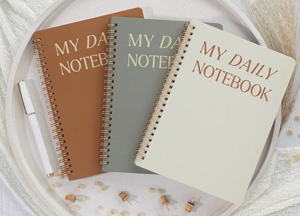 ZICOTO Aesthetic Spiral Notebook Set: A Chic and Functional Must-Have ...