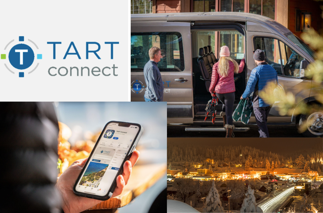 How Guests can use the Free Winter Shuttle in Truckee (TART Connect)