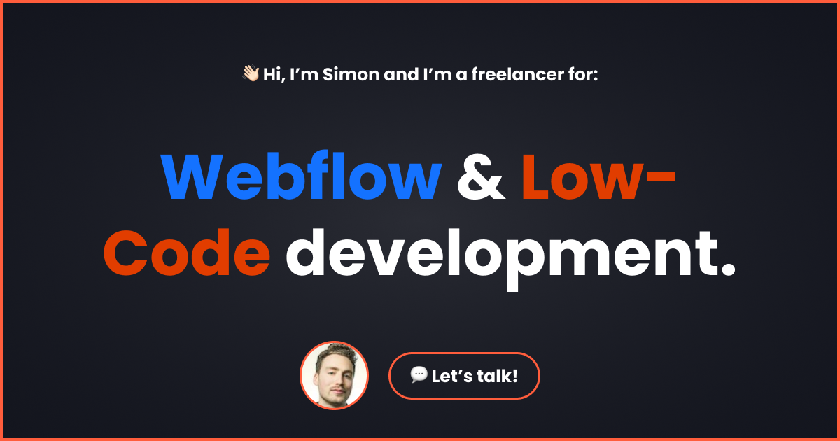 Webflow & Low-Code Developer | Let's Work Together