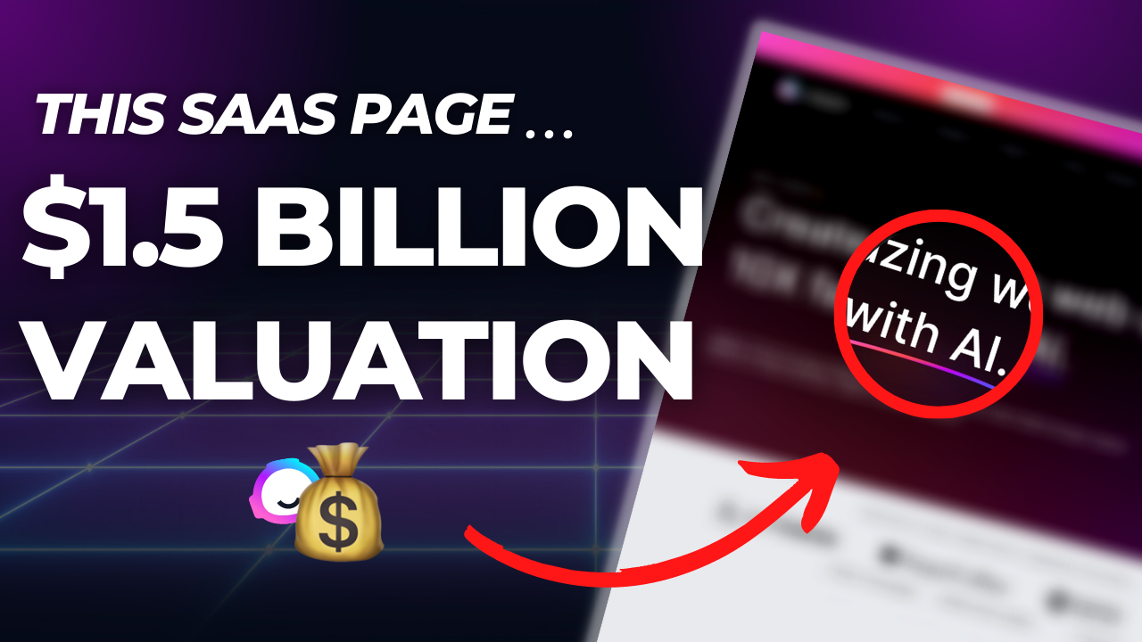 How This SAAS Landing Page Reached A Billion Dollar Valuation.... 🤑💻📈