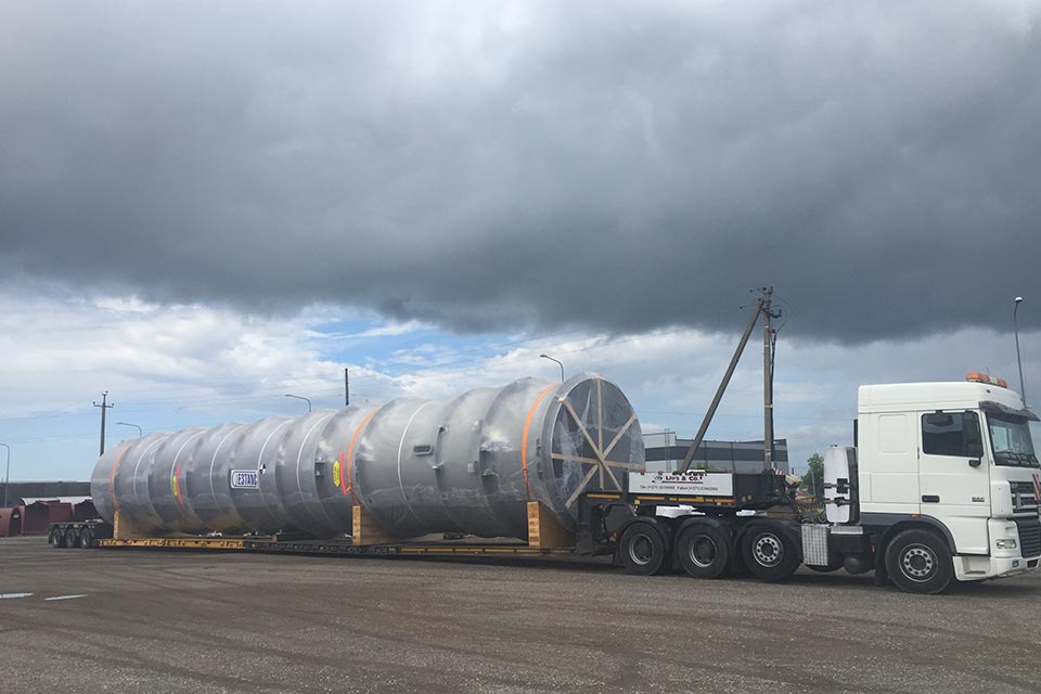 Delivery of ventilation stack