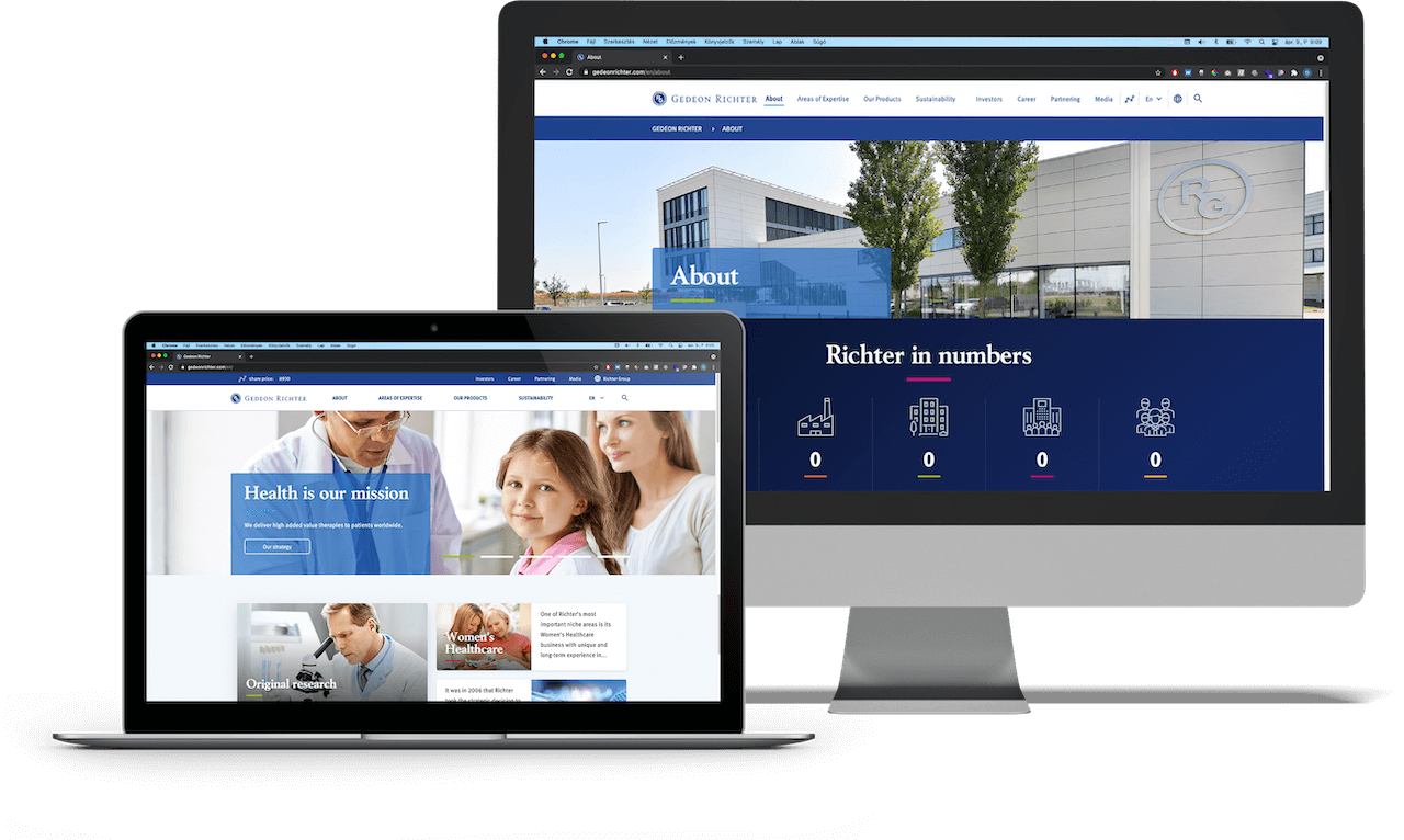 ALLWIN Solutions - Gedeon Richter Group Website
