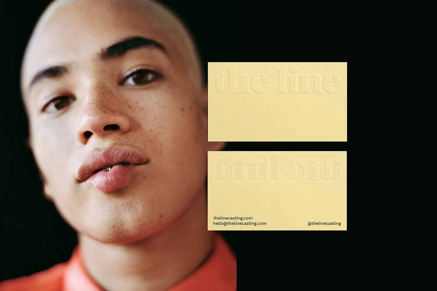 The Line - visual identity for a casting studio