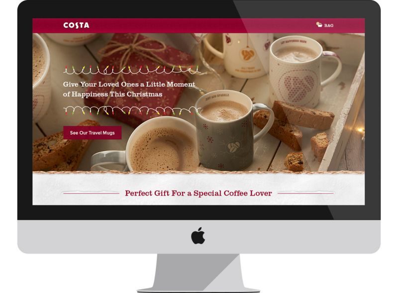 Costa Coffee's First Online Shop