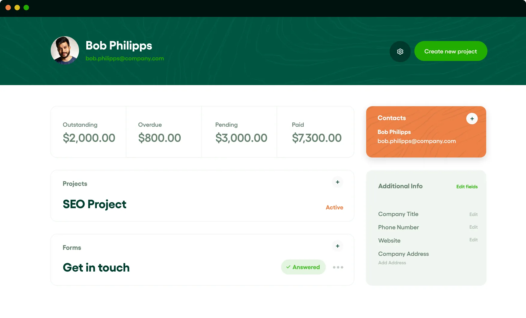 Bonsai - Business management software