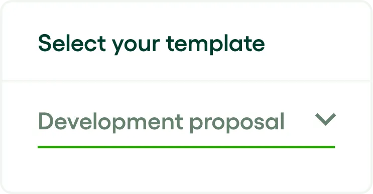 Online Proposal Builder - Bonsai