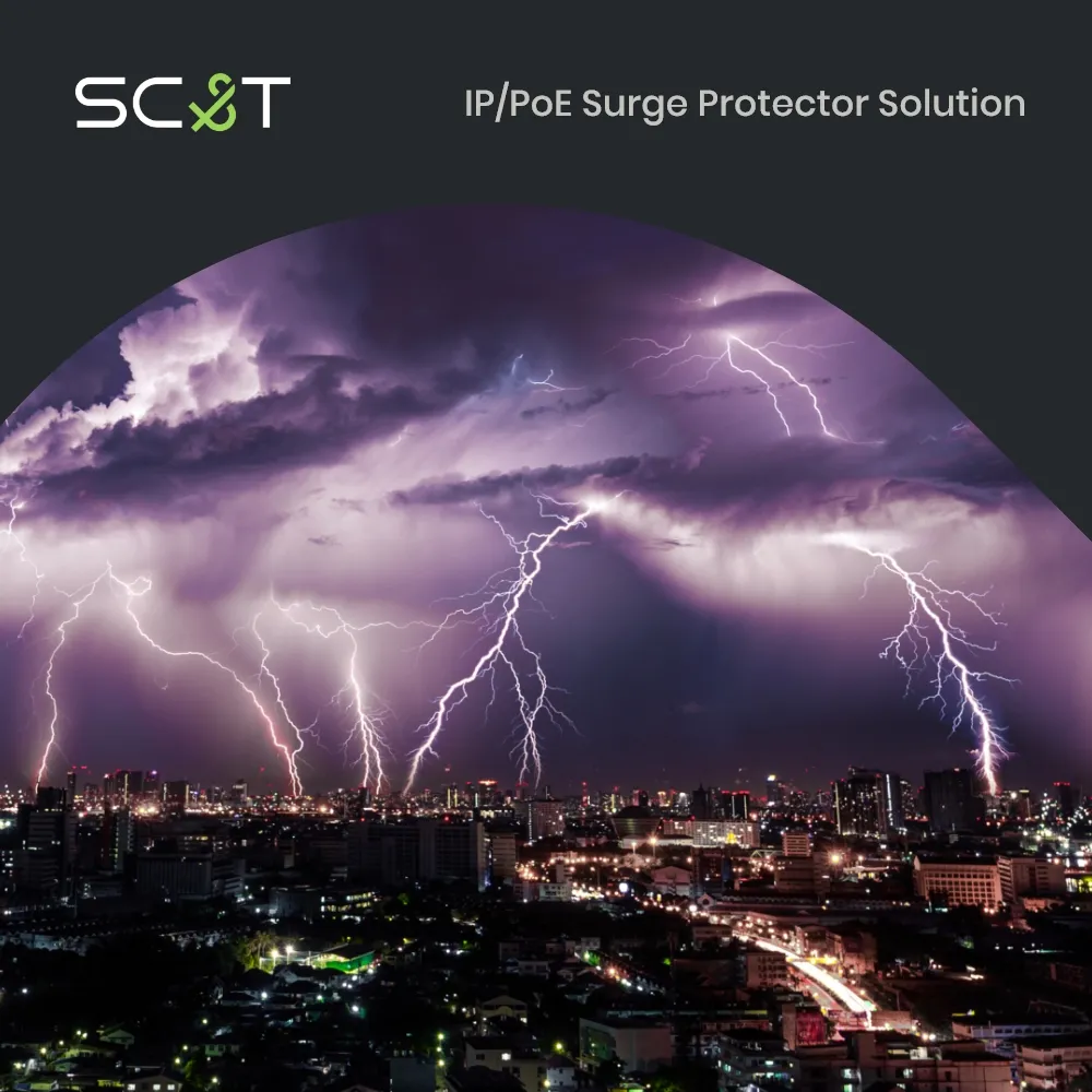 Ethernet Surge Protectors for Network & IP Cameras | SC&T