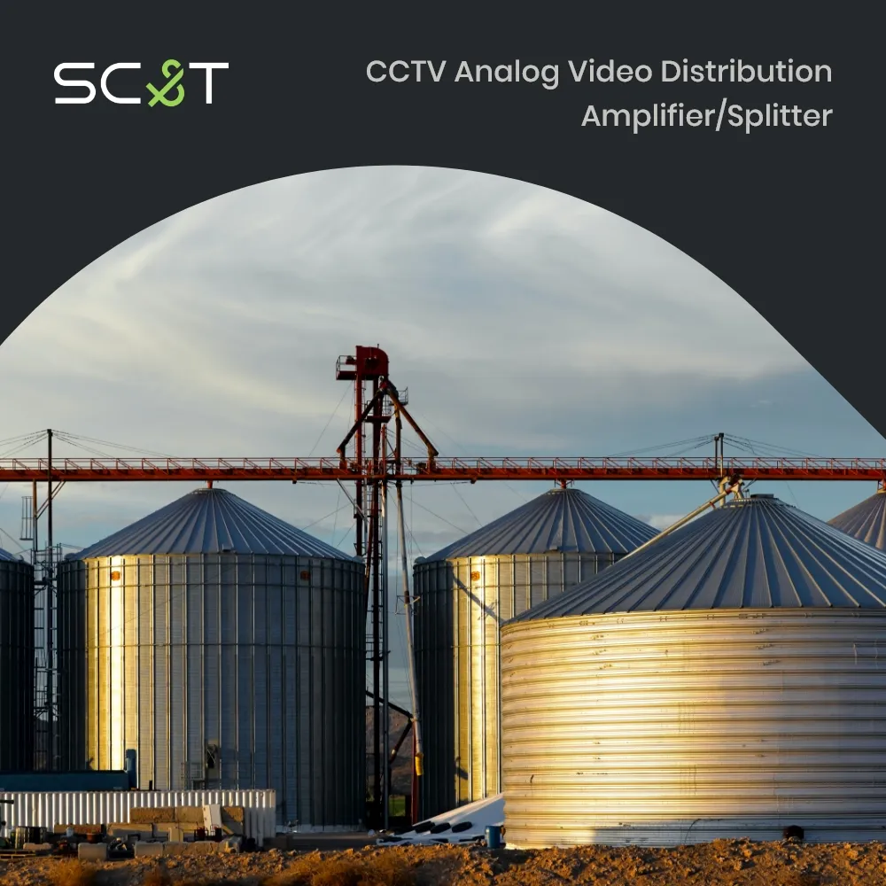 CCTV Analog Video Distribution Amplifier & Splitter