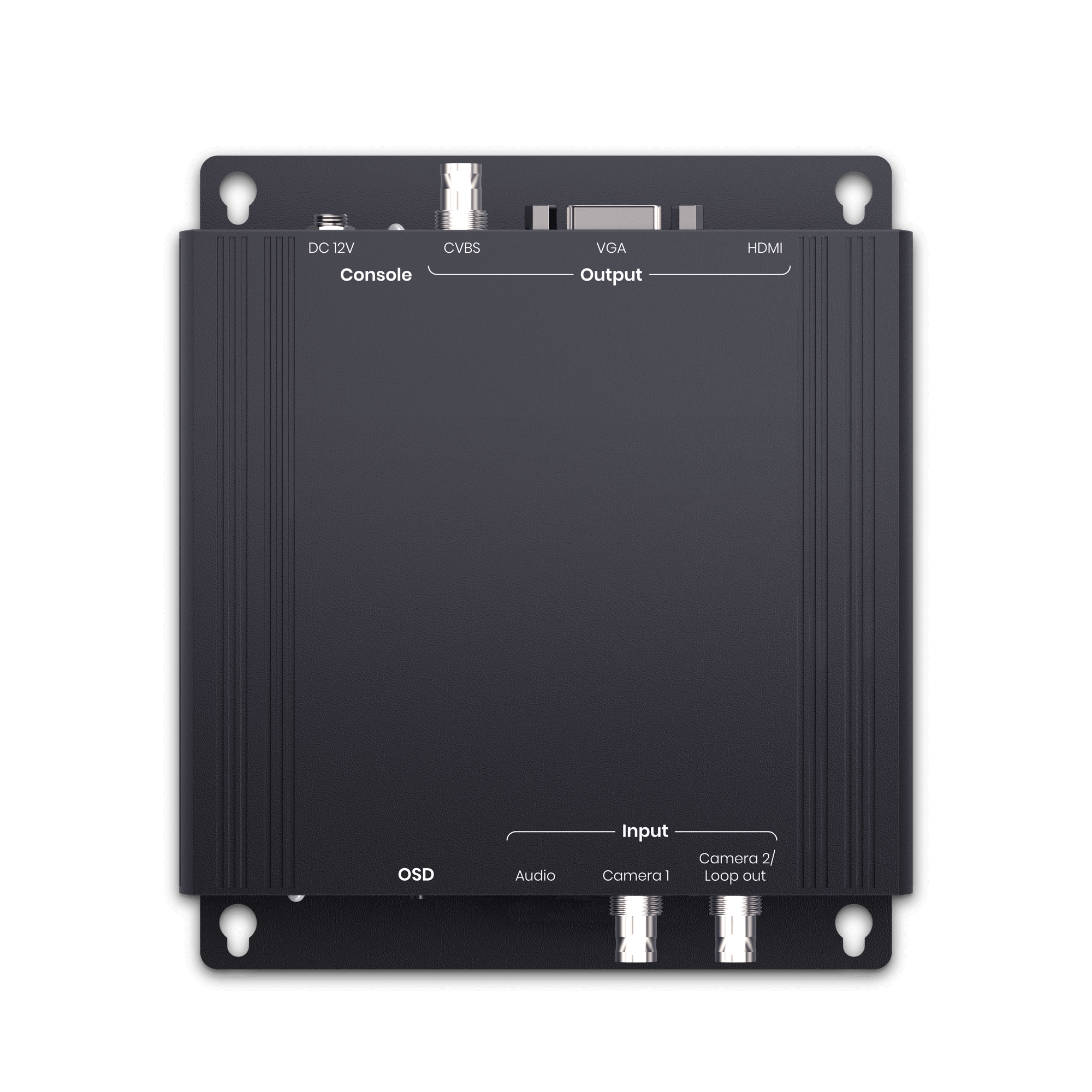 4K HD-TVI/ AHD/ HDCVI/ CVBS to HDMI/ VGA/ CVBS Converter with Loop Out ...