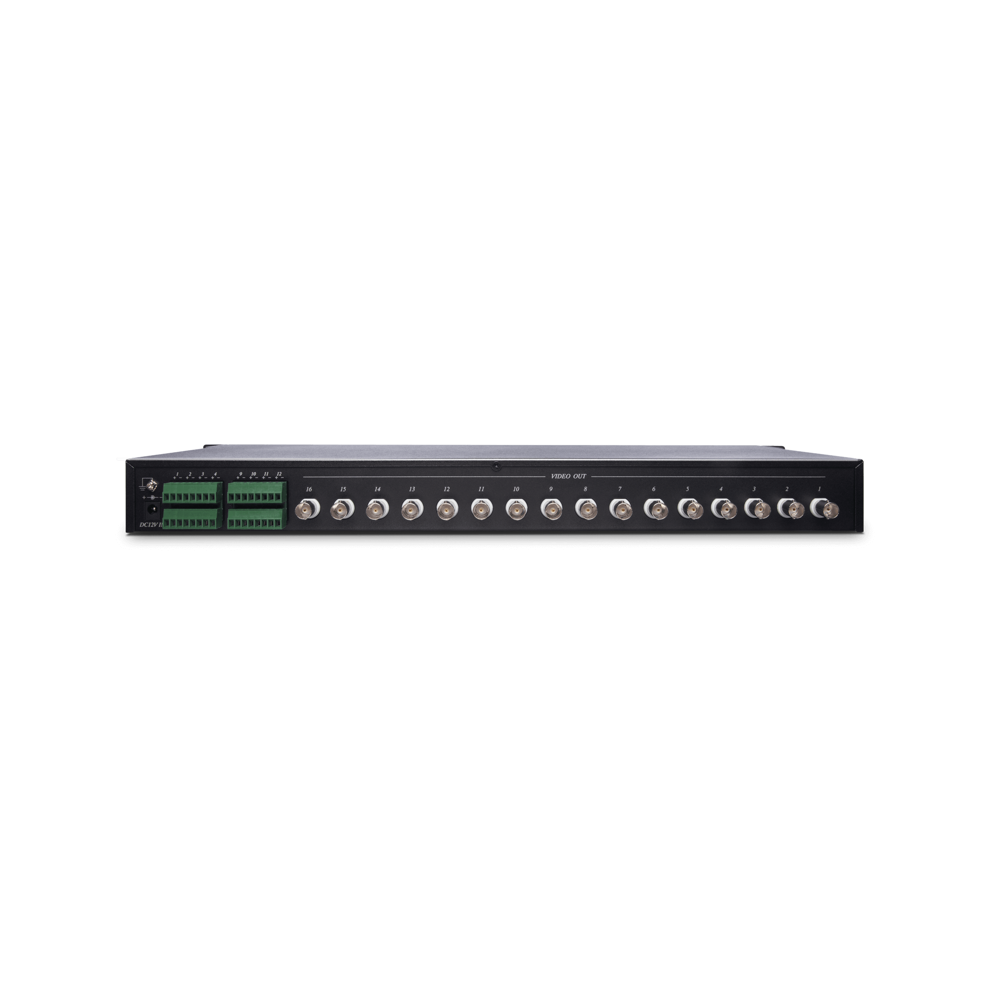 16 Port Active Receiver Hub in 1 U Rack Mounting Panel | SC&T